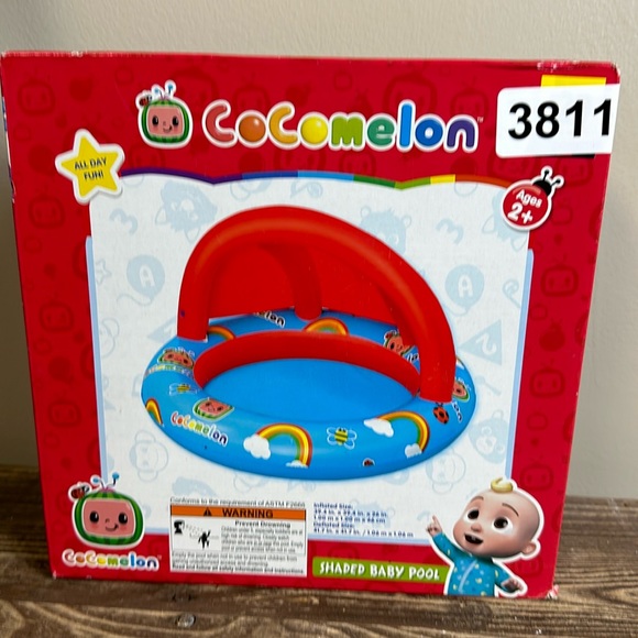 Cocomelon | Swim | Cocomelon Shaded Baby Pool New In Box Ages 2 Plus ...